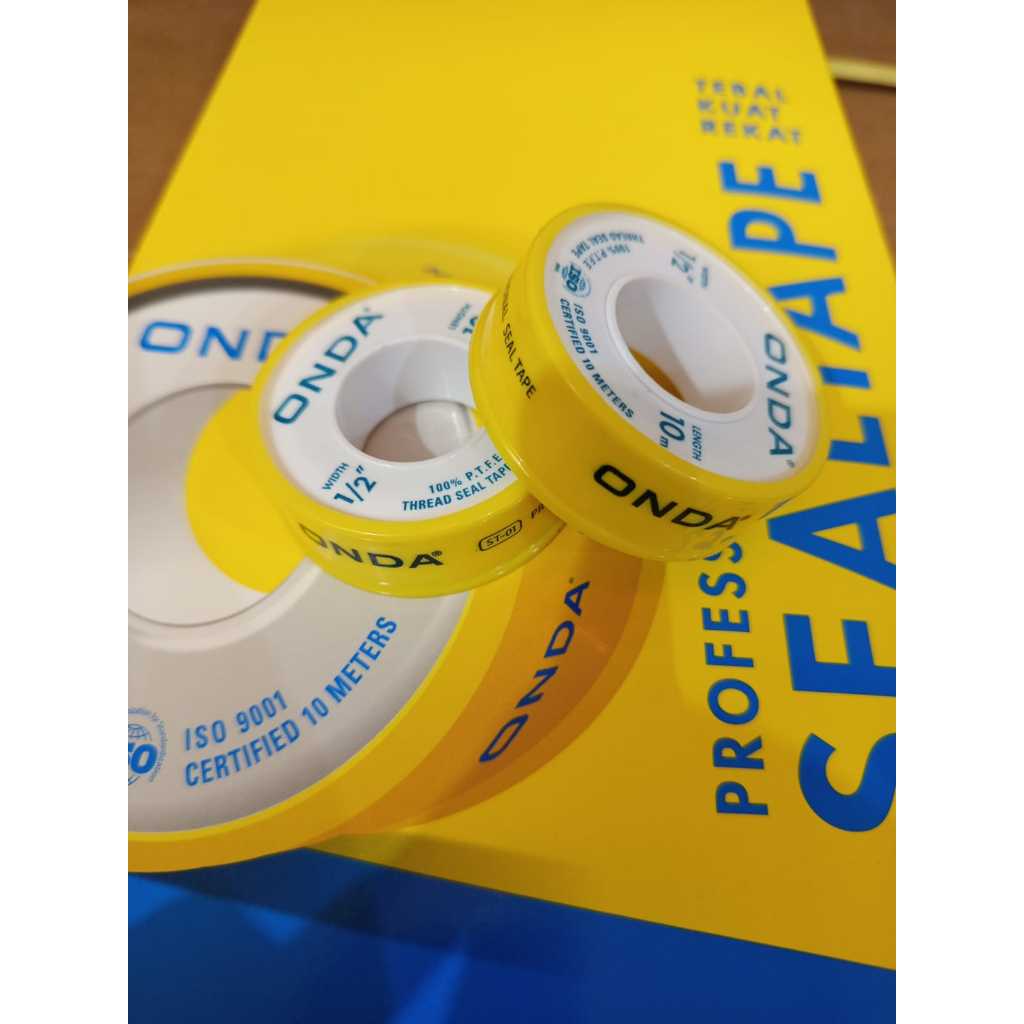 Jual Isolasi Kran Pipa Onda / Solasi Air Onda / Sealtape Onda | Shopee ...
