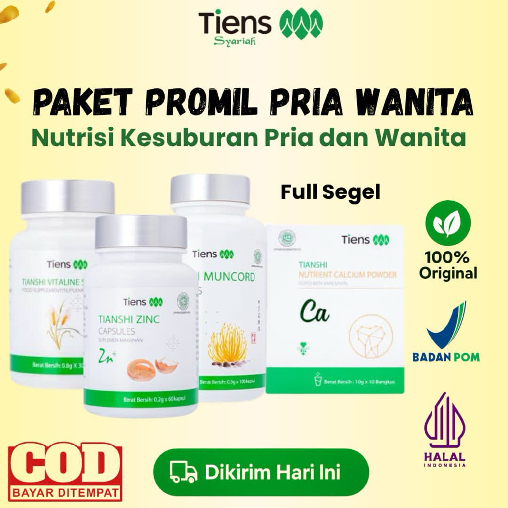 Jual Paket Promil Lengkap Tiens Premium Support Program Kehamilan 4 ...
