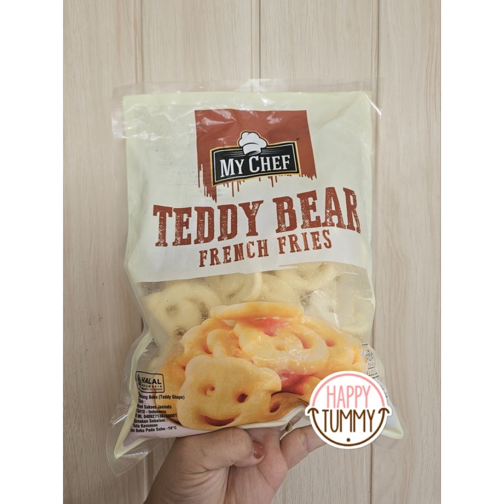 Jual My chef TEDDY bear french fries 400gr kentang goreng beruang ...