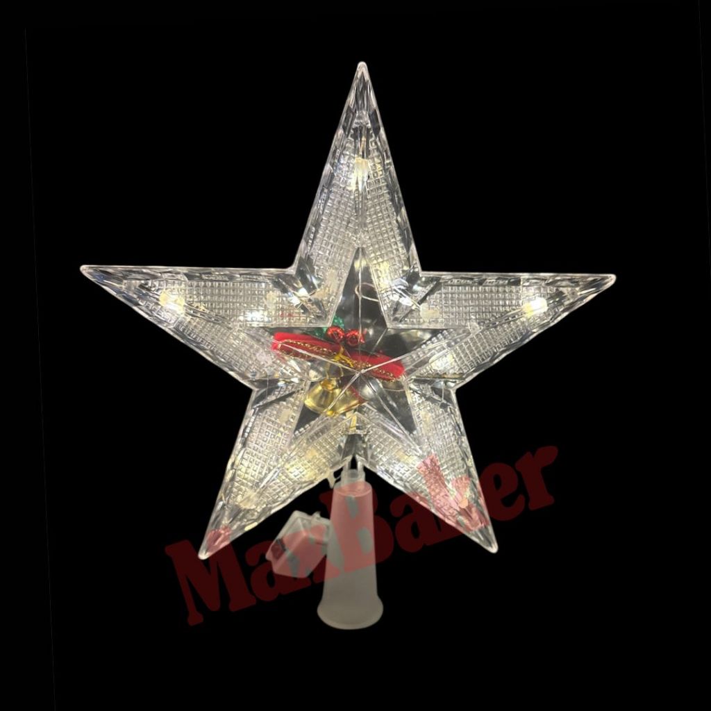 Jual Lampu Led Top Pucuk Bintang Pohon Natal Christmas Tree Dekorasi ...