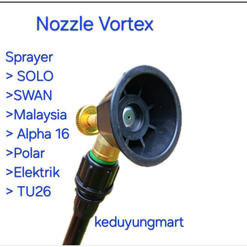 Jual Spuyer Nozzle vortex adjustable untuk sprayer elektrik solo swan ...