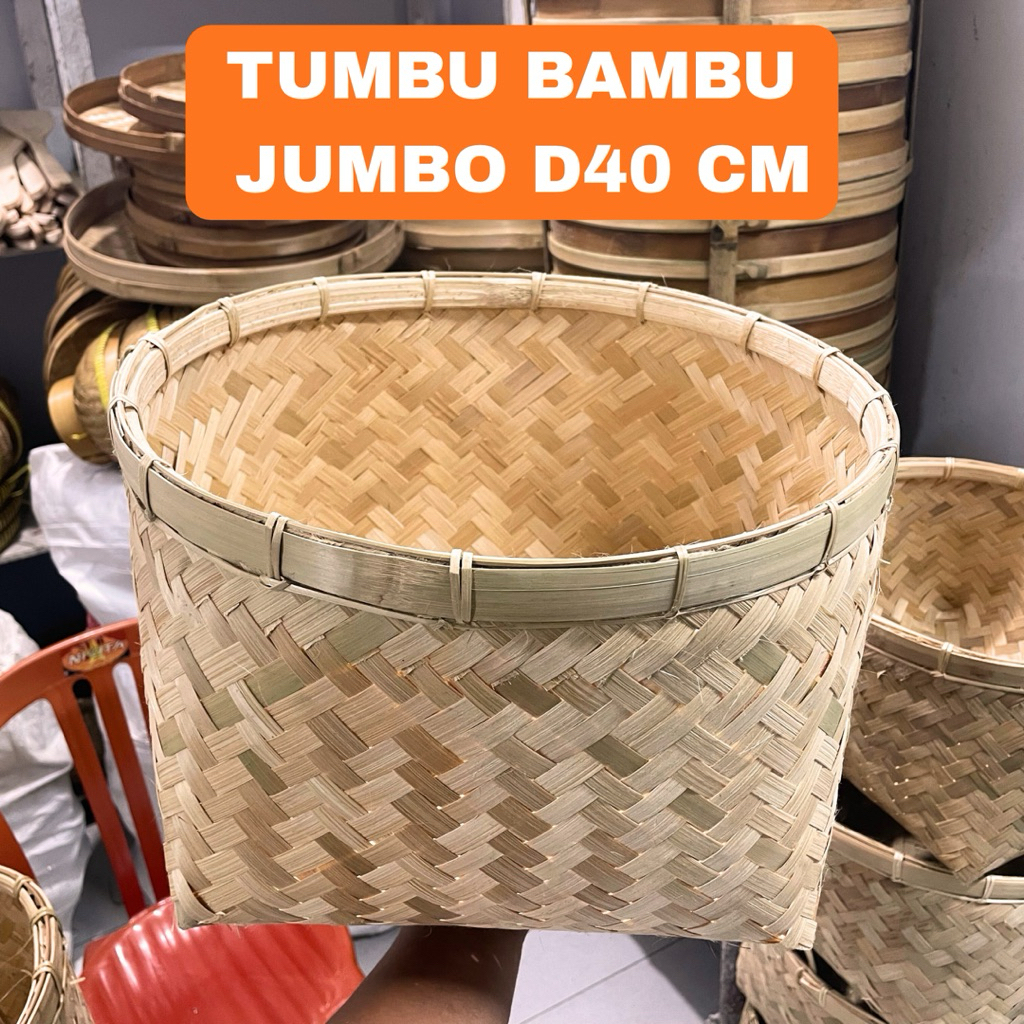 Jual Tumbu bambu jumbo D40 CM | Shopee Indonesia