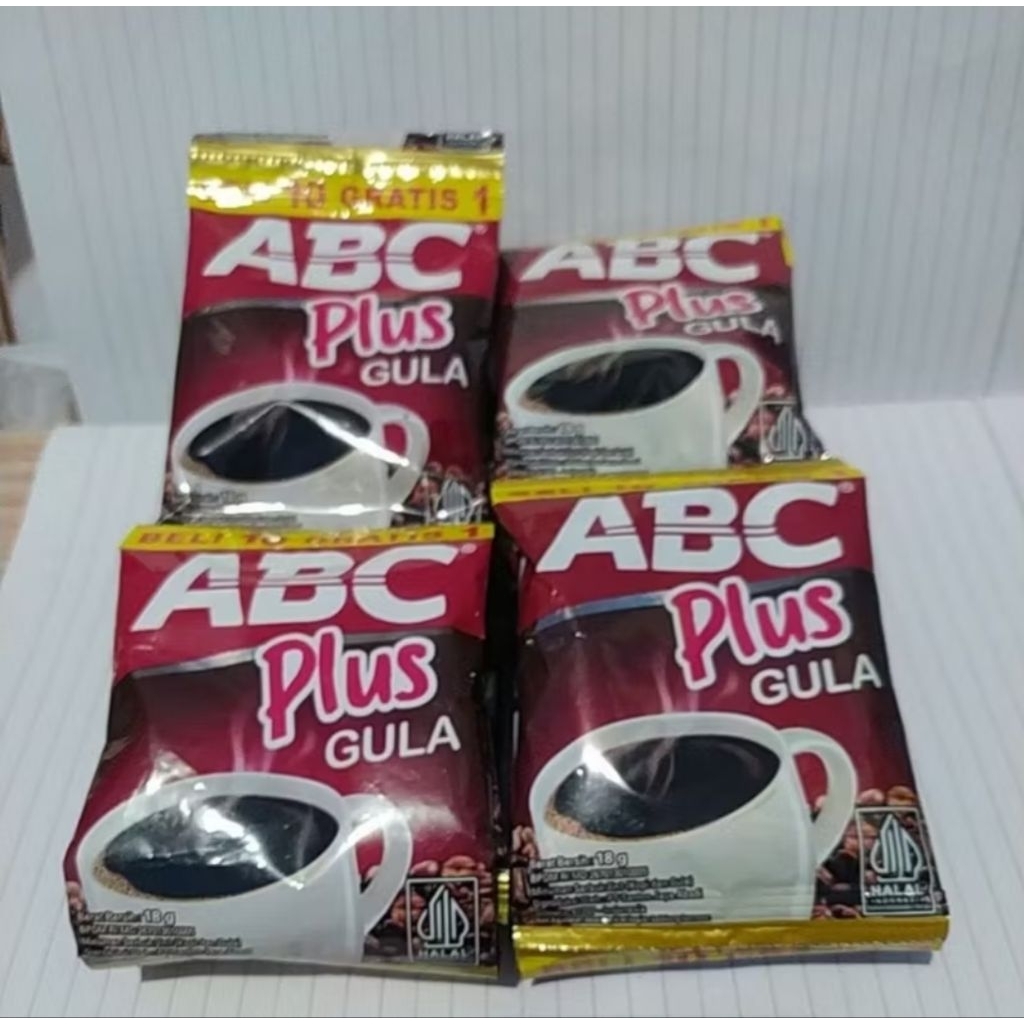 Jual Kopi Abc Plus Gula 8gr 1 Renceng Isi 10 Sachet | Shopee Indonesia