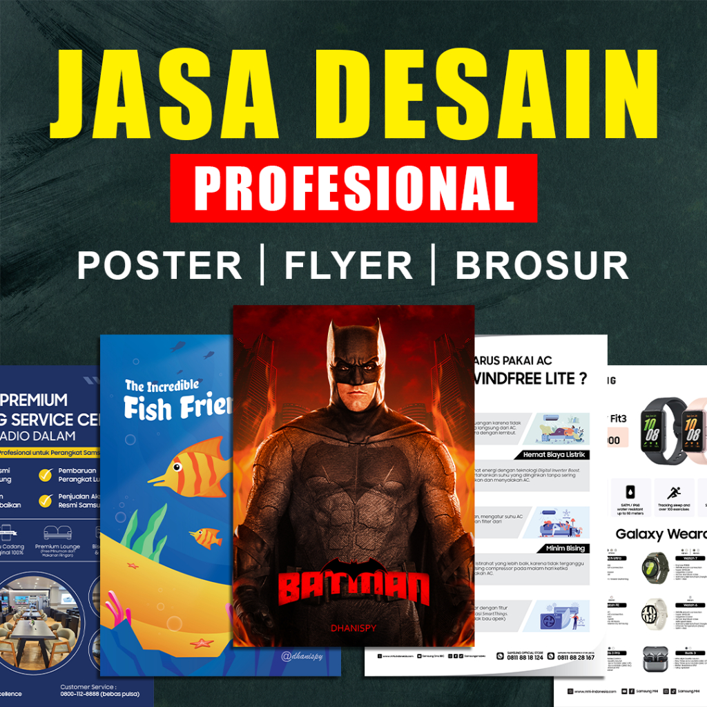 Jual JASA DESAIN POSTER / FLYER / BROSUR – Desain Profesional Murah ...