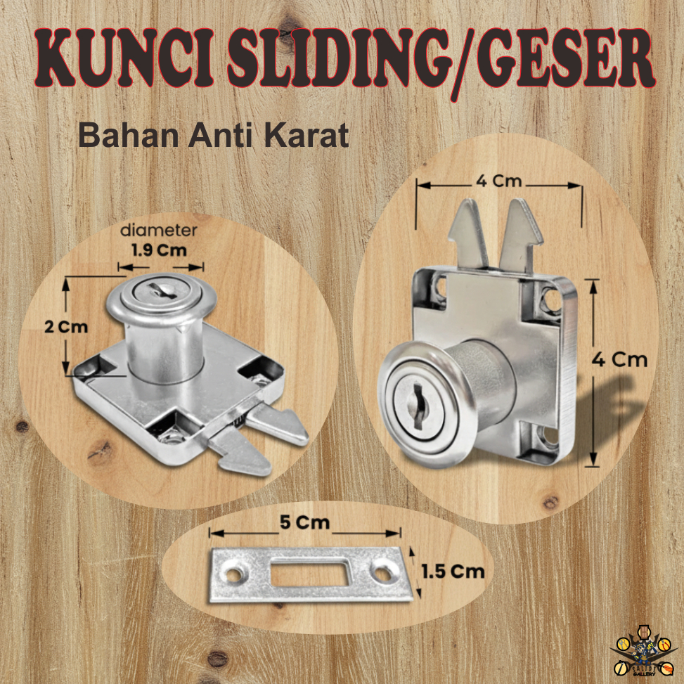 Jual Kunci Lemari Geser atau Sliding Kunci Pintu Geser atau Sliding ...