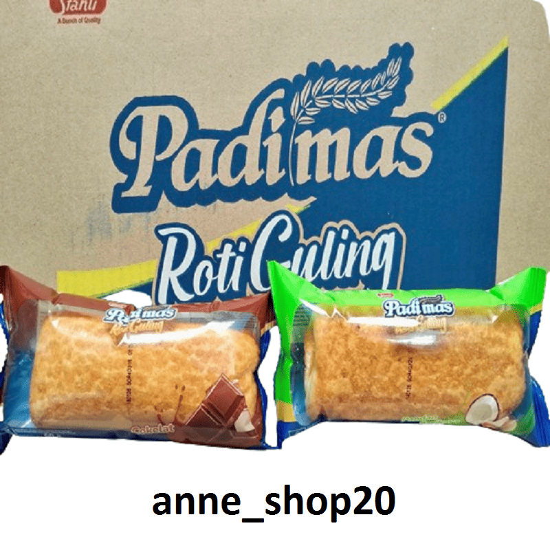 Jual Padimas Roti Guling Coklat Pandan Sarikaya 65gr 1 Dus Isi 30 Pics ...