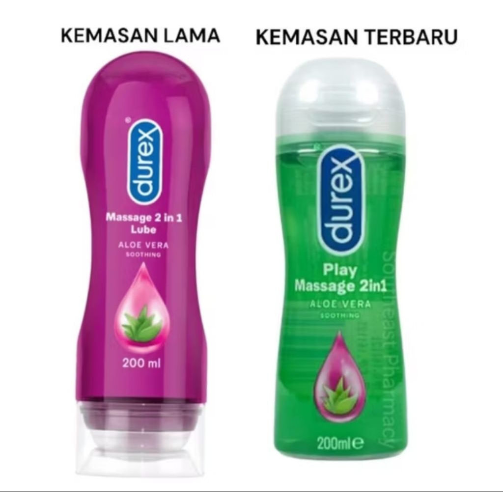 Jual Durex Play MASSAGE 2IN1 Pelumas Gel pria&wanita 200ml Bottle ...