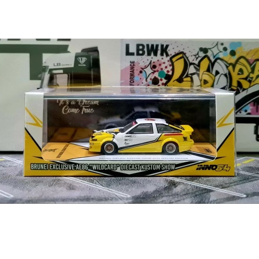Jual Inno64 Brunei Exclusive Toyota AE86 WILDCARD | Shopee Indonesia