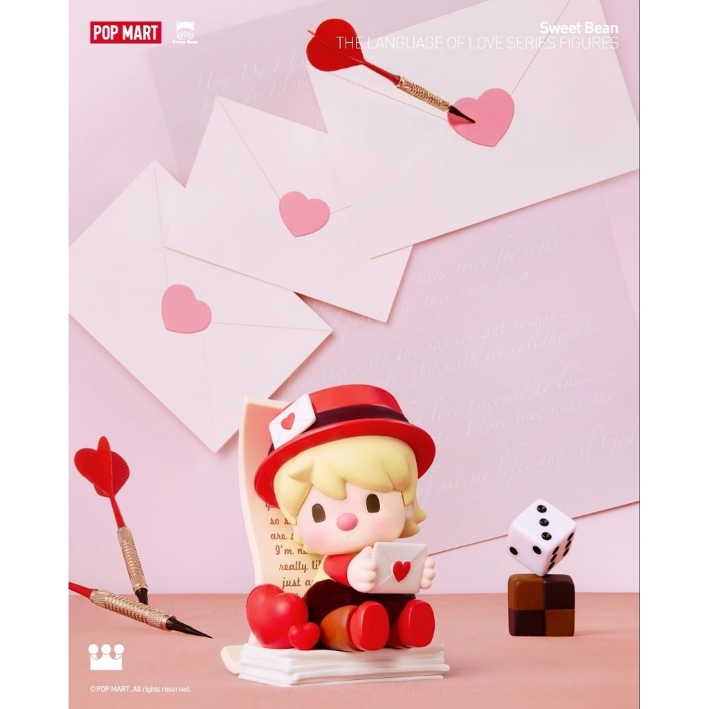 Jual POP MART SWEET BEAN THE LANGUAGE OF LOVE SELECTED - LOVE LETTER ...