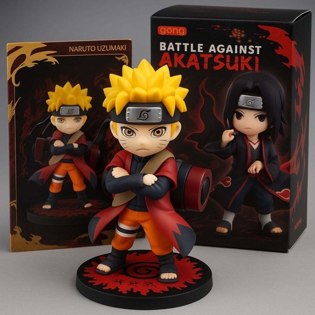 Jual Naruto Shippuden Battle Against Akatsuki Figure Pop mart blind box ...