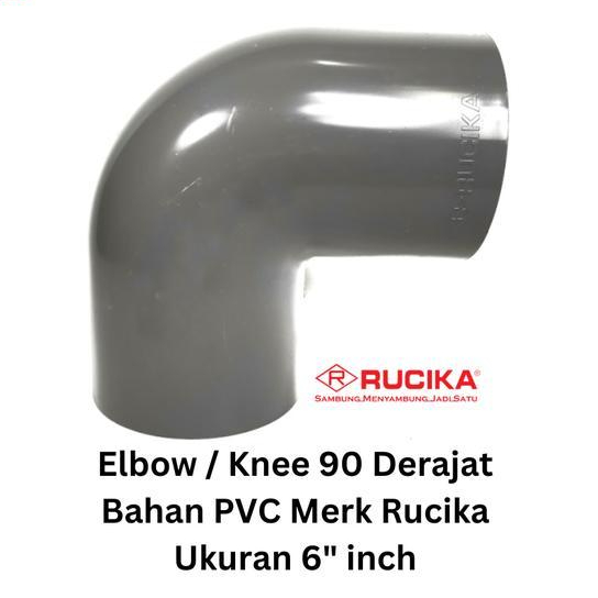 Jual Elbow / Knee 6" Inch Pvc Rucika Aw 90 Derajat | Shopee Indonesia