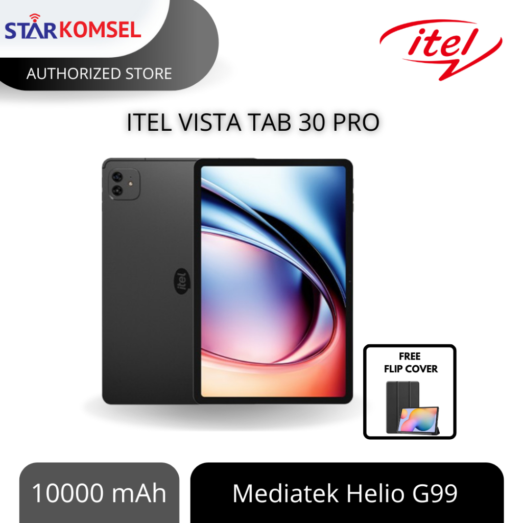 Jual TABLET ITEL VISTA TAB 30 PRO 8/256 GARANSI RESMI ITEL INDONESIA ...