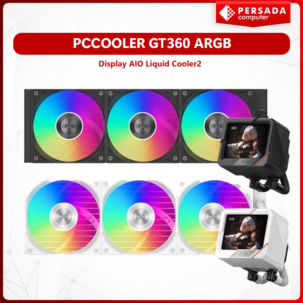 Jual PCCOOLER GT360 ARGB Display AIO Liquid Cooler | Shopee Indonesia
