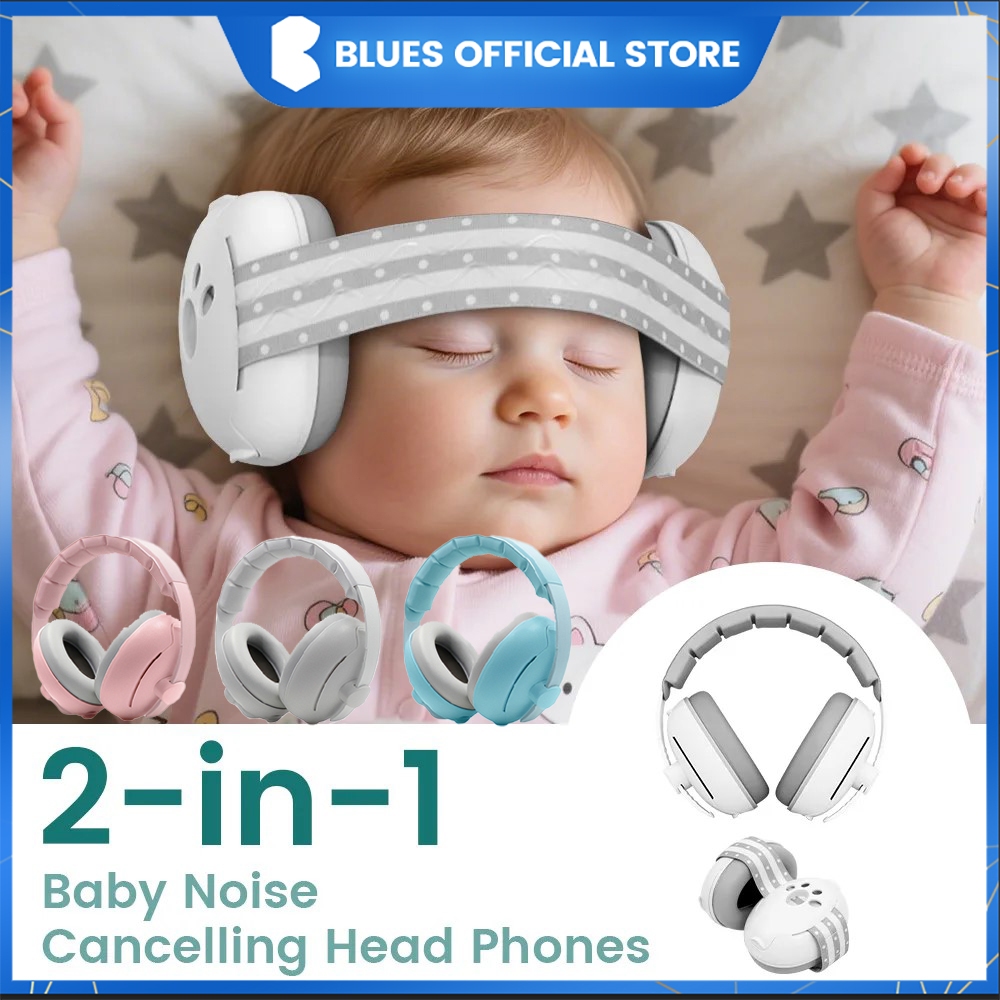 Jual BABY Pelindung Telinga 2 in 1 Bayi Baby Ear Protection Peredam ...