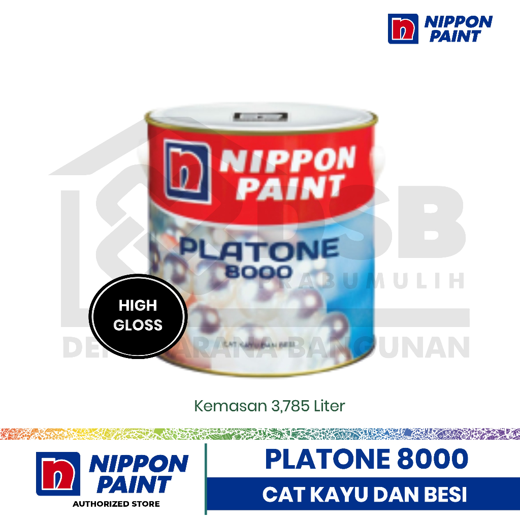 Jual PLATONE 8000 Cat Kayu dan Besi Kemasan 3,785 Liter Nippon Paint ...