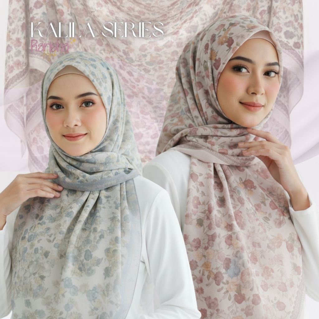 Jual KALILA SERIES Exclusive by Rarisha Hijab | Hijab Segiempat Voal ...