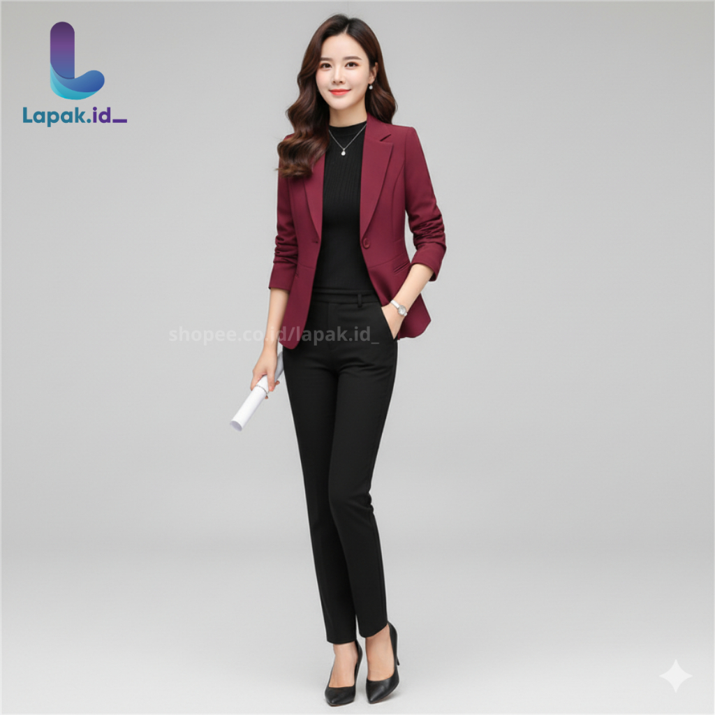 Jual Lapak.id - Jas Wanita Korea Premium | Blazer Kerja Kantor Wanita ...