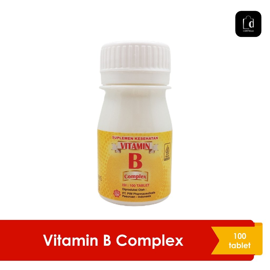 Jual Vitamin B Complex PIM isi 100 Tablet | Shopee Indonesia