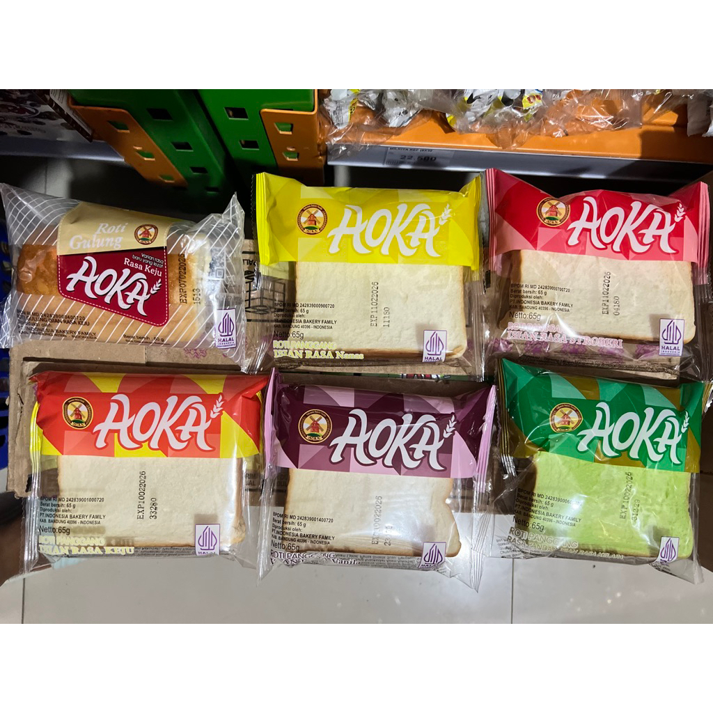 Jual ROTI AOKA PANGGANG DAN GULUNG | Shopee Indonesia