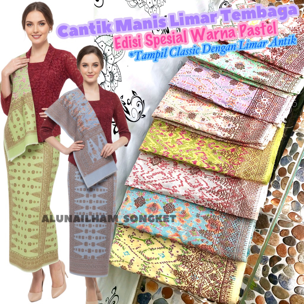 Jual SONGKET TENUN CANTIK MANIS LIMAR TEMBAGA BERKANDANG - ILHAM ...