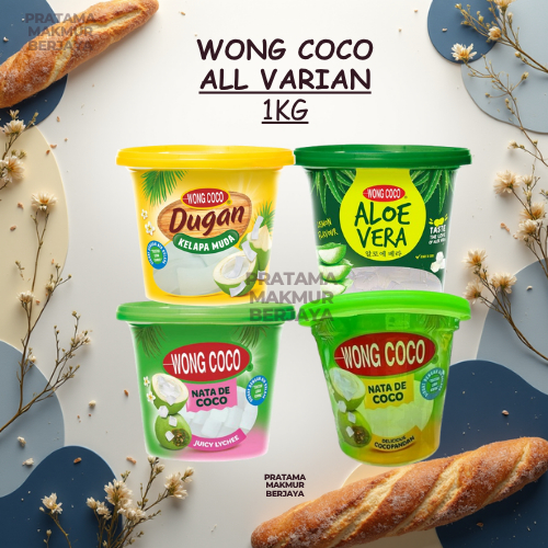 Jual WONG COCO NATA DE COCO EMBER DUGAN KELAPA MUDA 1KG / NATA DE COCO ...