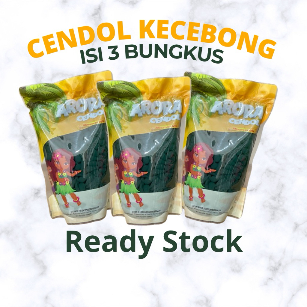 Jual Isi 3bks Cendol Arora 500gr - Cendol Kecebong - Agar Jeli Cendol ...