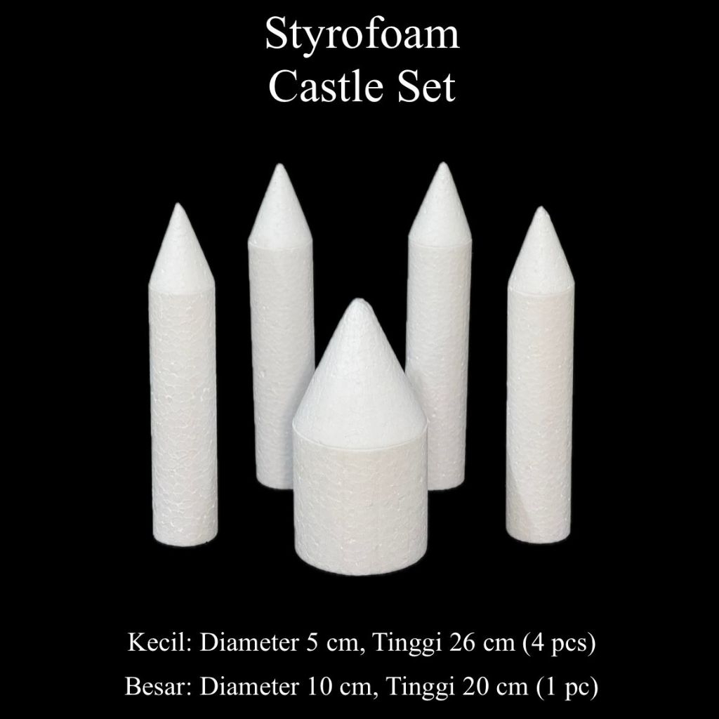 Jual Styrofoam Castle Set Dummy Cake Gabus Istana Kastil Set | Shopee ...