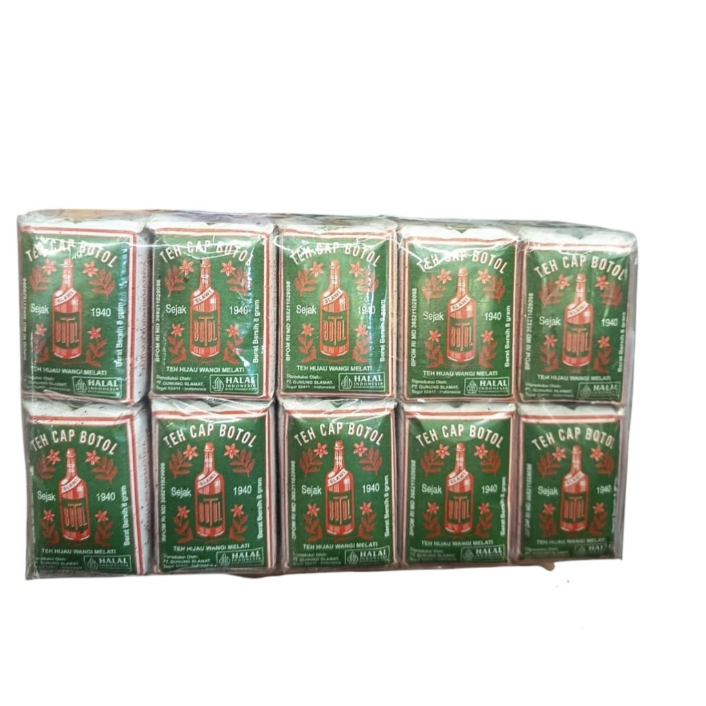 Jual Teh Cap Botol 1 Slop (50pcs) | Shopee Indonesia