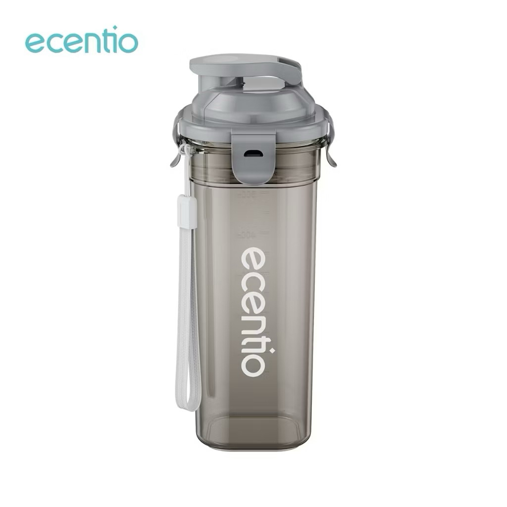 Jual Botol Minum Ecentio Kapasitas 500 mL (Abu-abu) | Shopee Indonesia