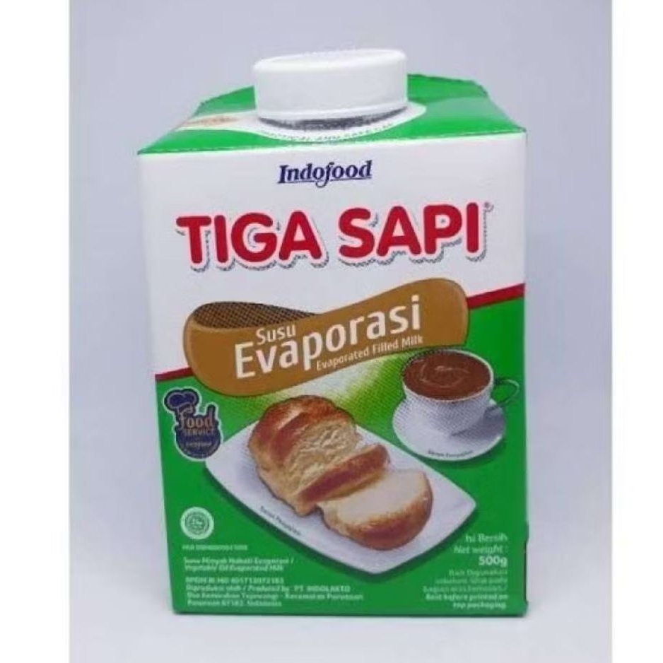 Jual Tiga Sapi Evaporated Milk Susu Evaporasi 500gr | Shopee Indonesia
