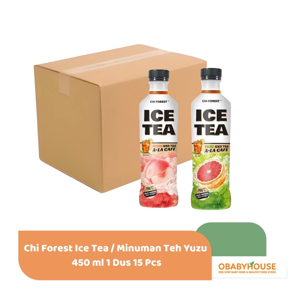Jual Chi Forest Ice Tea / Minuman Teh YUZU 450 ml 1 Dus 15 Pcs | Shopee ...