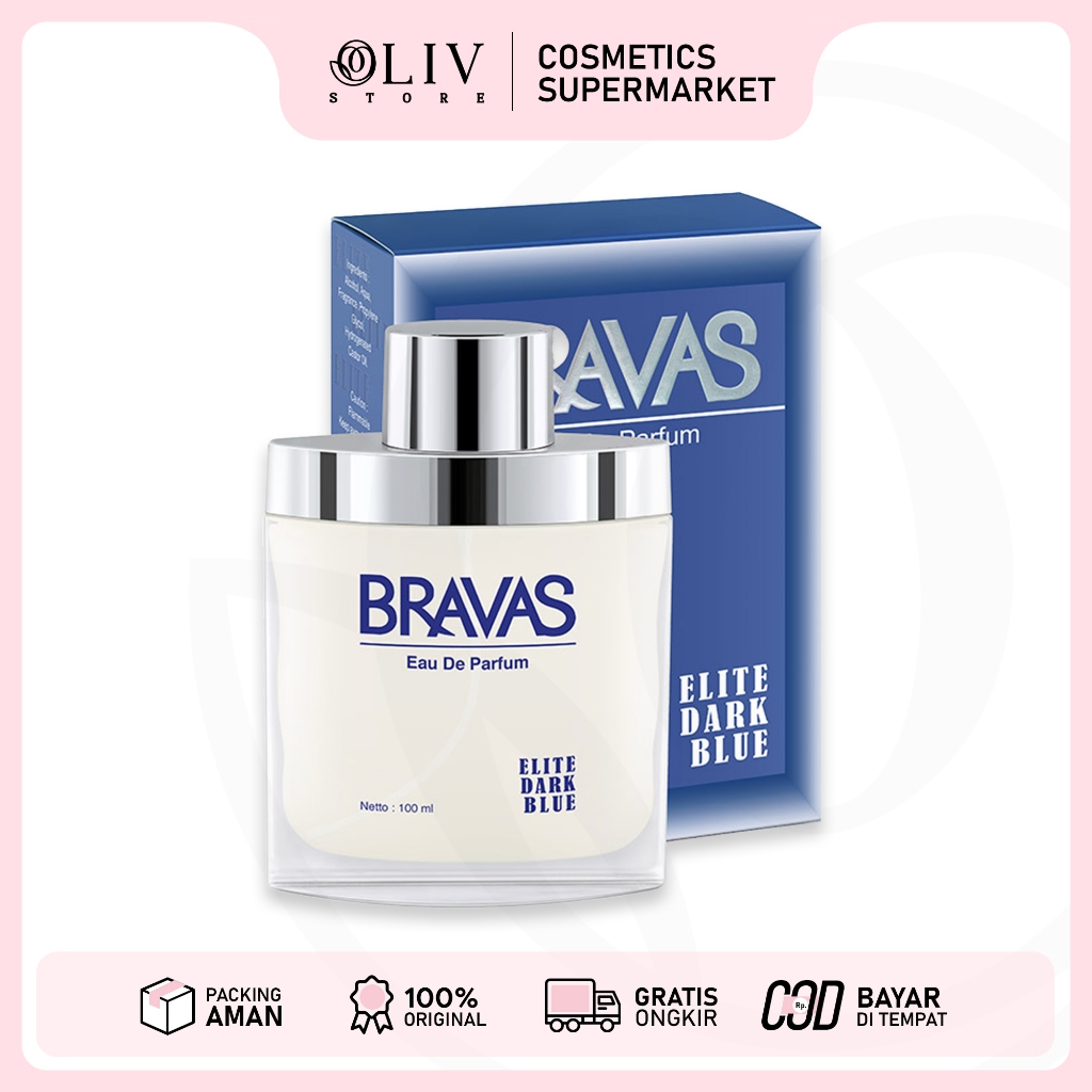 Jual BRAVAS Parfum Pria ELITE 100ml Eau De Parfum - Elite Dark Blue ...