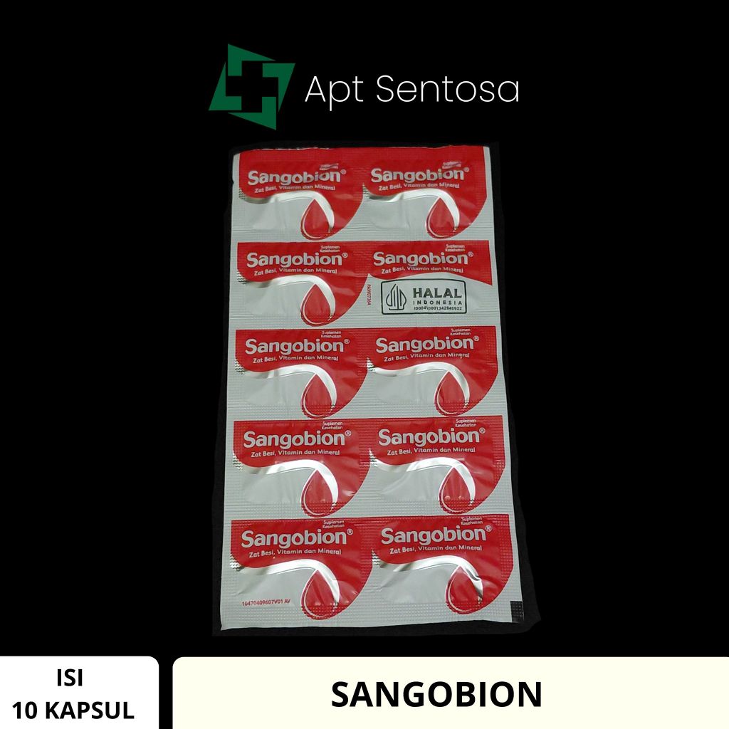 Jual Sangobion isi 10 Kapsul Vitamin Penambah Darah | Shopee Indonesia