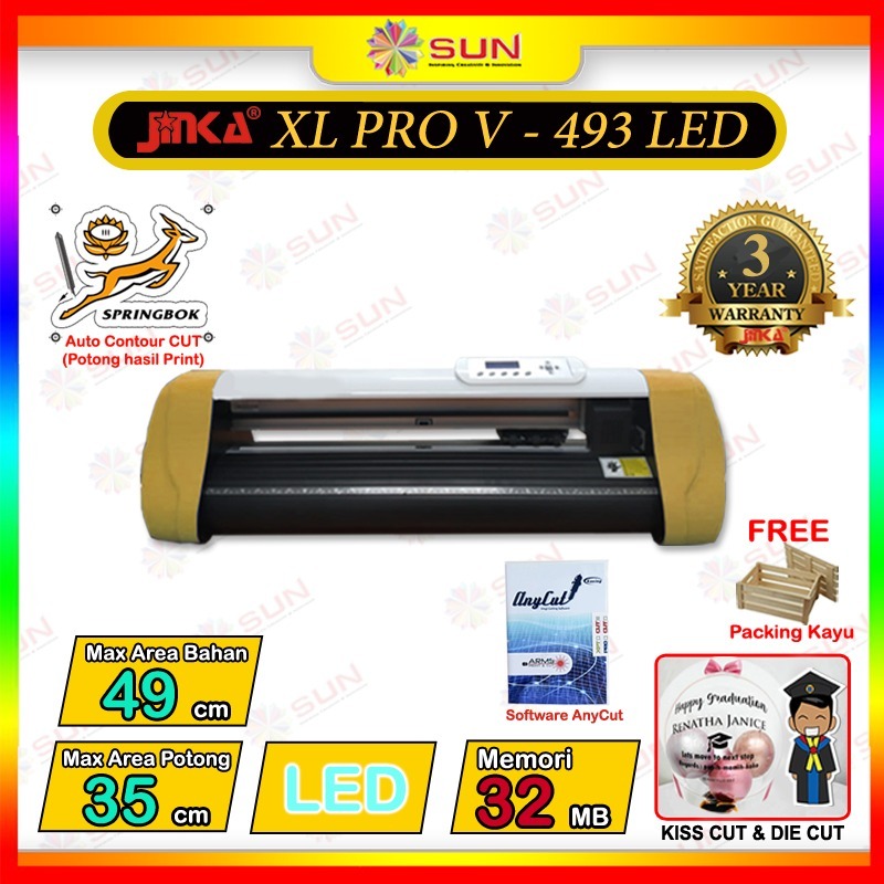 Jual Mesin Cutting Sticker Jinka Auto Contour Cut Terbaru - XL Pro V ...