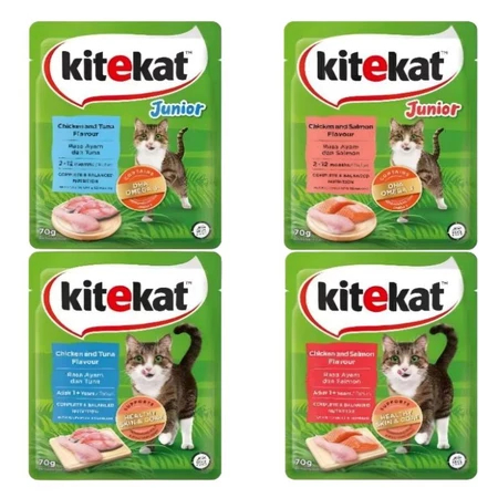 Jual KITEKAT Pouch 70gr ALL Varian Wet Cat Food Adult Kitten Kite Kat ...