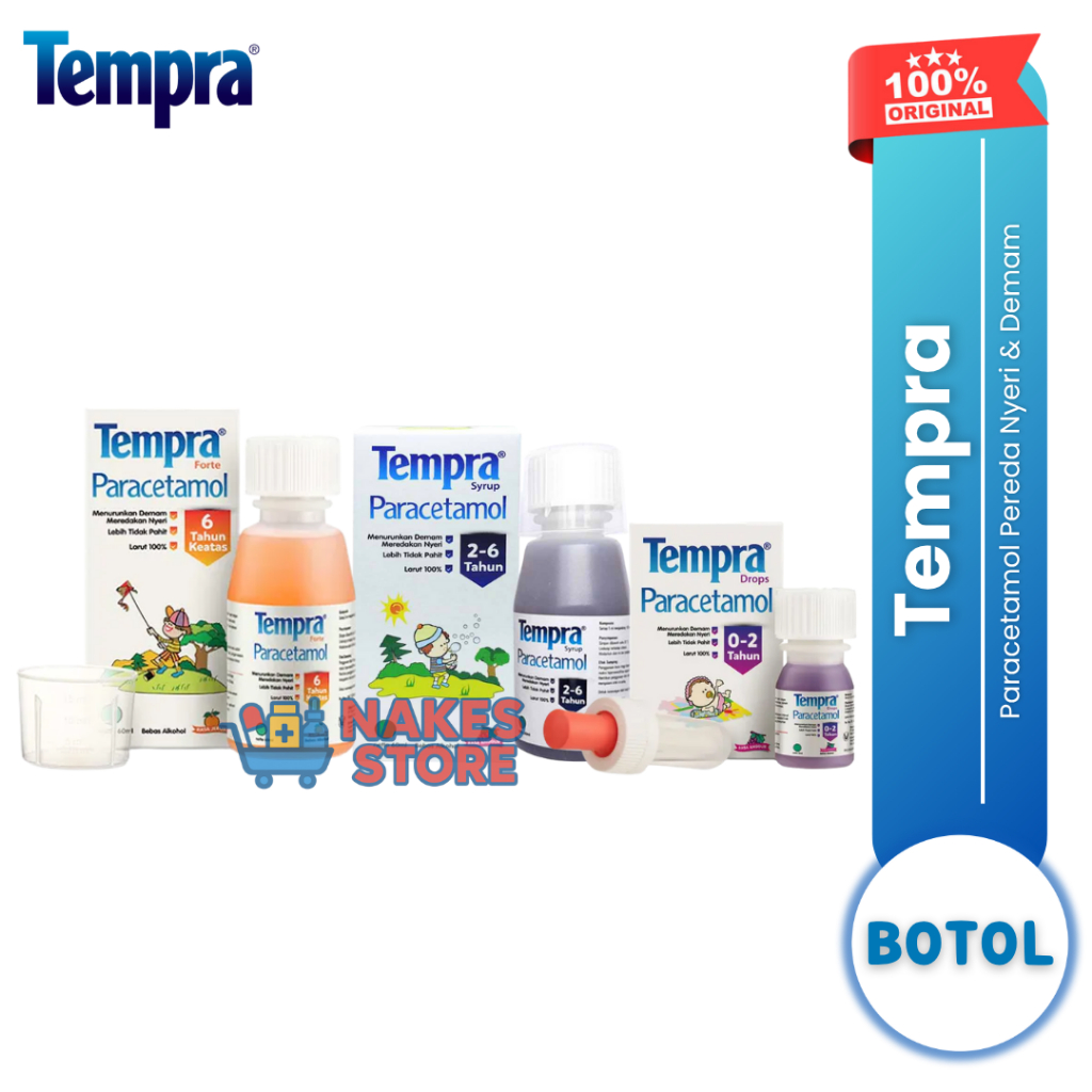 Jual OFFICIAL STORE - Tempra Paracetamol Drop Sirup Forte Pereda Demam ...