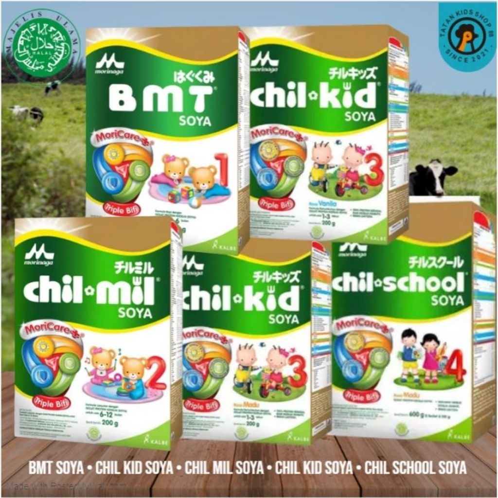 Jual Morinaga BMT / Chil mil / chil kid / chil school Soya 2x300g ...
