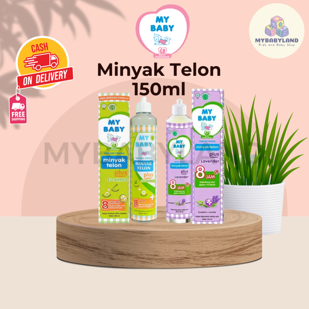 Jual MyBaby Minyak Telon Plus 150ml | Eucalyptus | MyBaby Minyak Telon ...