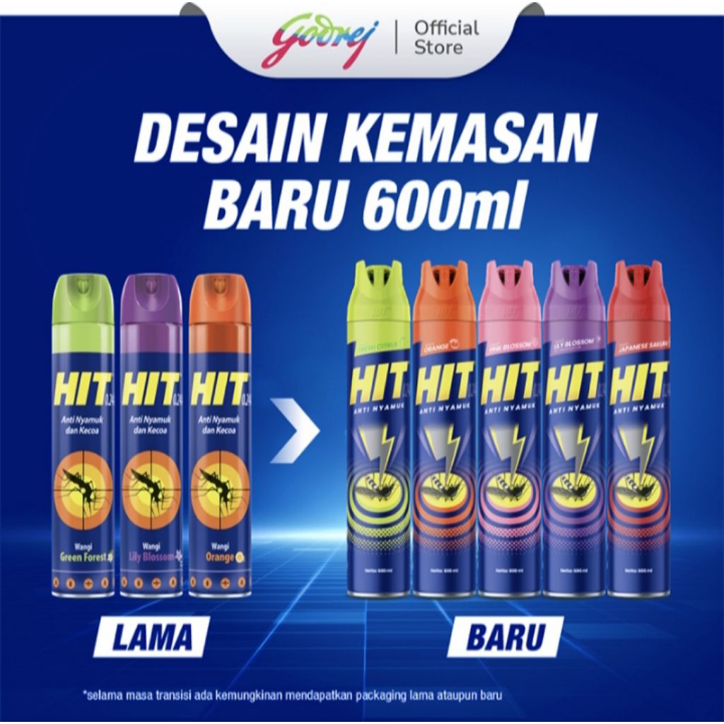 Jual HIT Obat Nyamuk 600ml | Shopee Indonesia