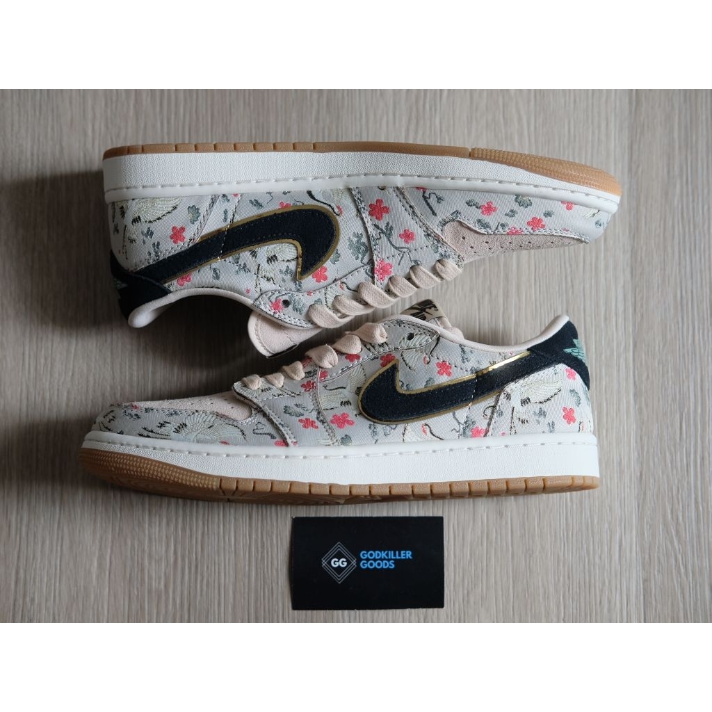 Jual Air Jordan 1 Low OG Retro Rui Hachimura Crane Kickwho Godkiller ...