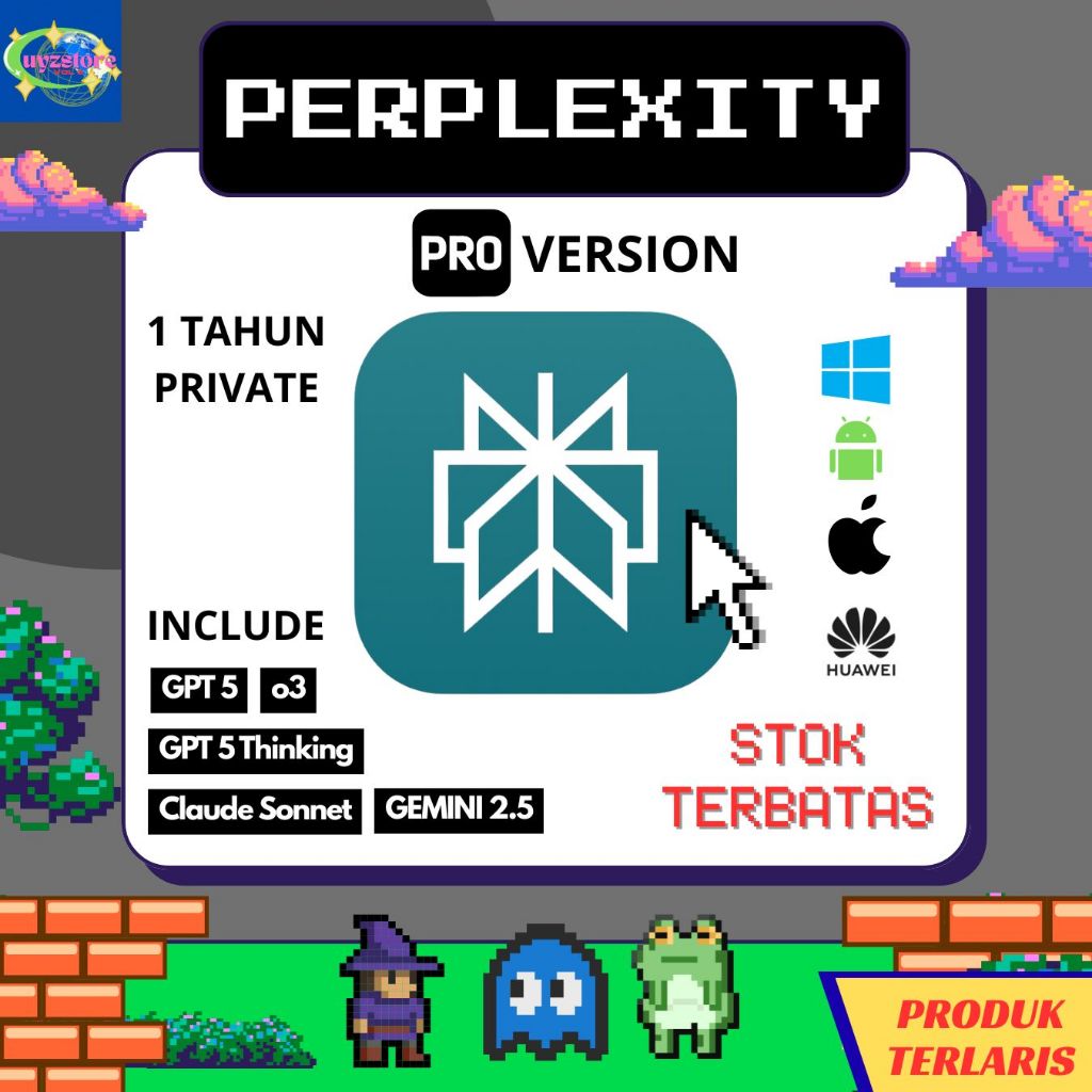 Jual pPRIVATE GPT 5 AI PRO 1 TAHUN AI INCLUDE GPT 5, GROK 4, GEMINI 2.5 ...