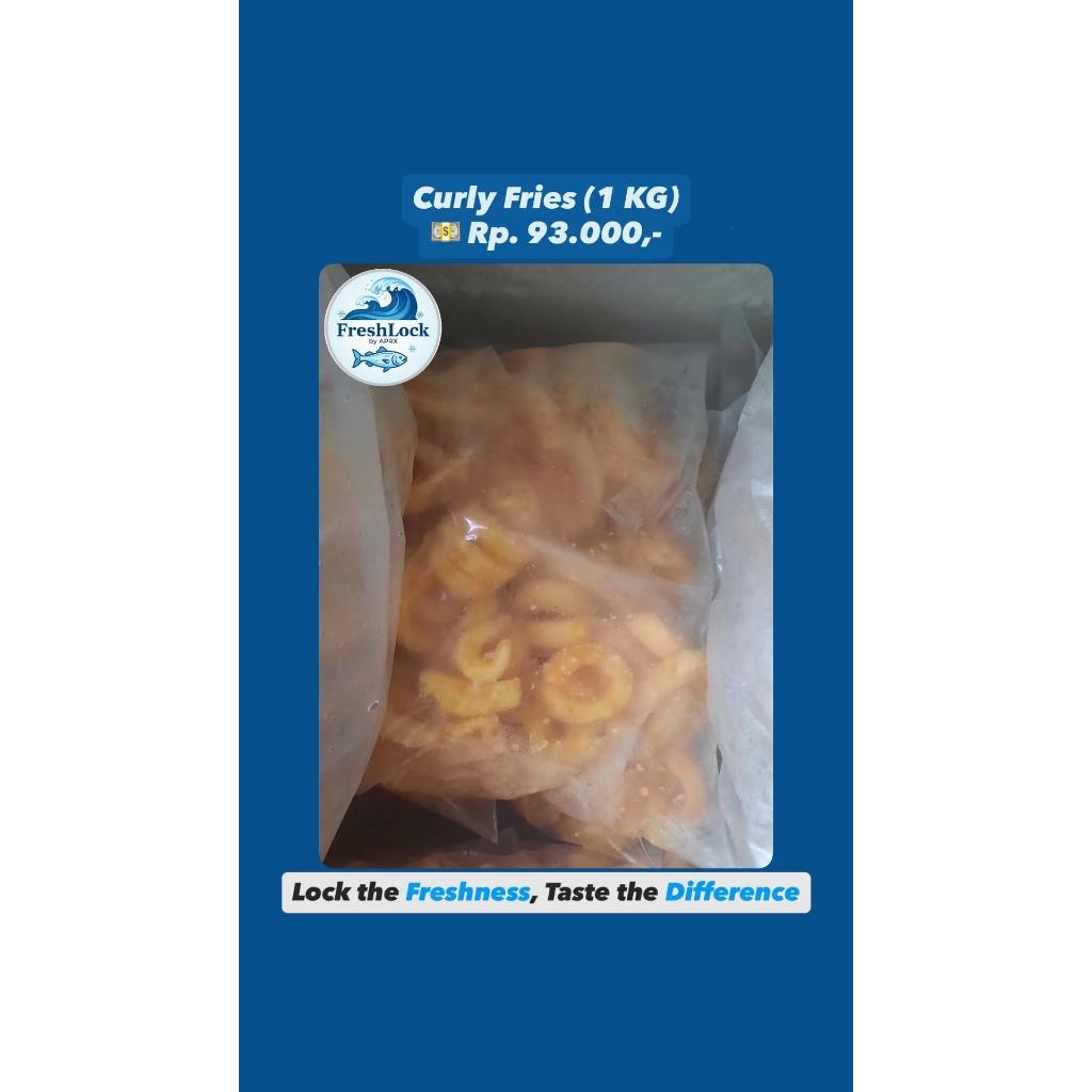 Jual Kentang Spiral / Curly Fries (1 KG) | Shopee Indonesia
