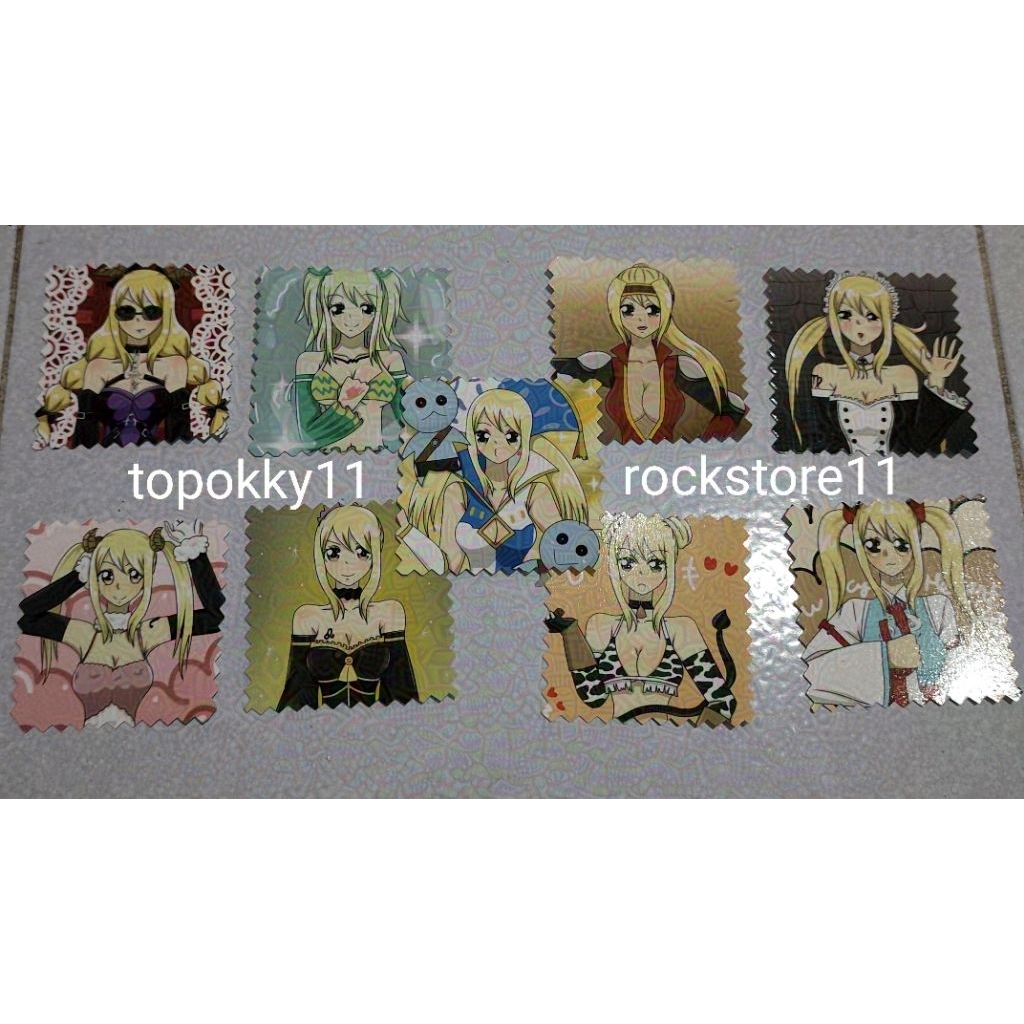 Jual stiker perangko FAIRY TAIL postage stamp sticker | Shopee Indonesia