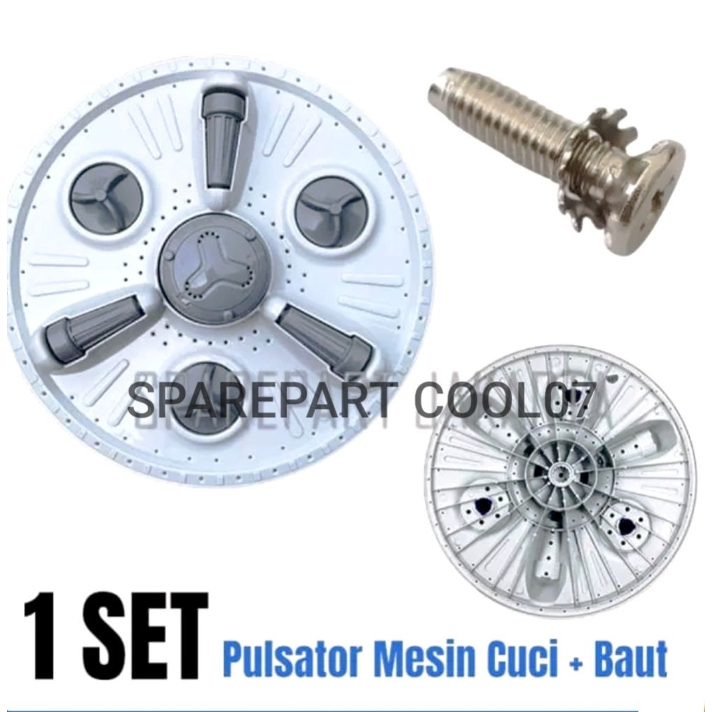 Jual new SET Pulsator Mesin Cuci Diameter 38cm gerigi 11z WPST-220C ...