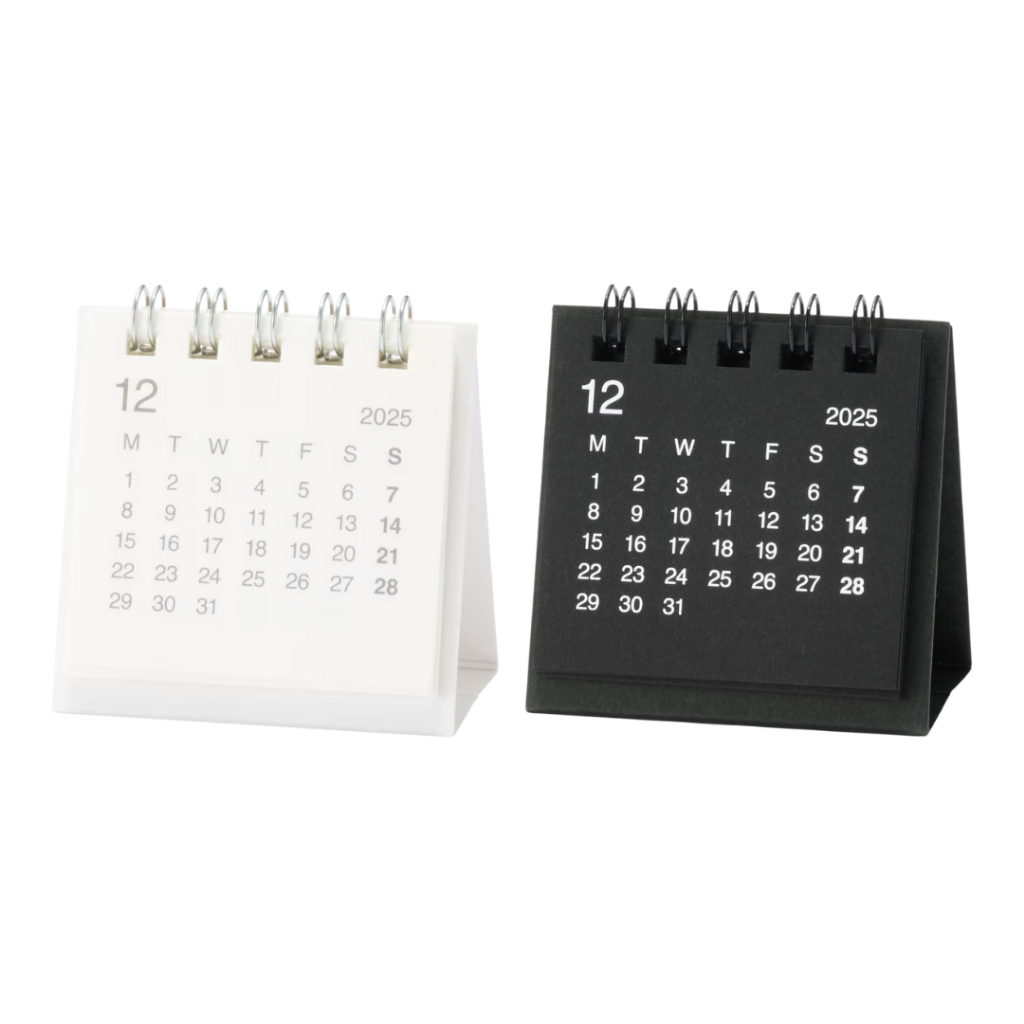 Jual Muji Mini Desktop Calendar 2026 Kalender Kecil Standing Meja ...