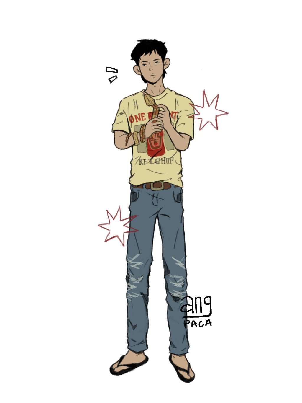 Jual commission, digital art, full body, artstyle cartoon, komik ...