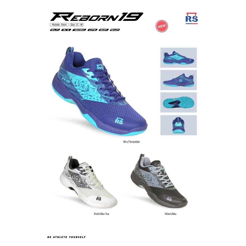 Jual Sepatu Badmonton RS REBORN 19 LTD LIMITED EDITION Reinforce Speed ...