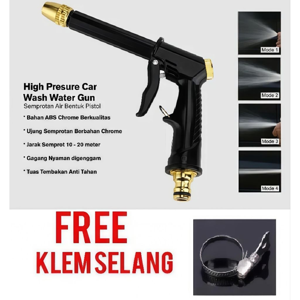 Jual MS Spray Gun Water Cuci Kendaraan Motor Mobil Handle Gagang ...