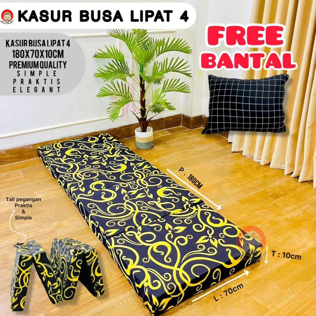 Jual Mbah Blangkon - KASUR BUSA LIPAT 4 FREE BANTAL TEBAL 10cm UK ...