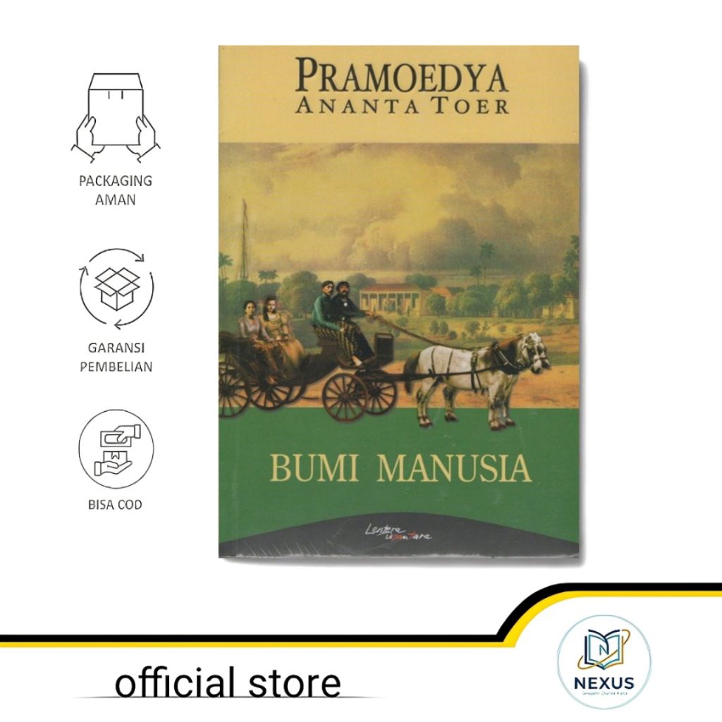 Jual Bumi Manusia Novel Tetralogi |Pramoedya Ananta Tour | Shopee Indonesia
